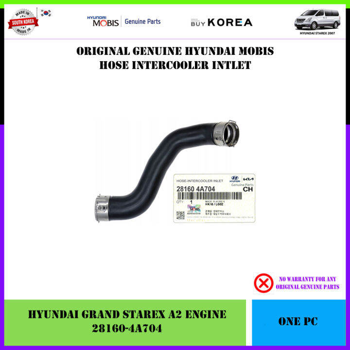 Hyundai Grand Starex A2 Genuine Hyundai Mobis Intercooler Hose Inlet ...