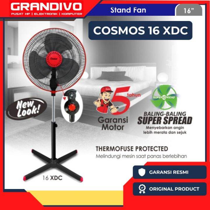 STAND FAN COSMOS 16 XDC GARANSI RESMI-GRANDIVO | Lazada Indonesia