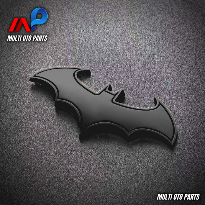 Sticker Emblem Metal 3D Bat Logo Superhero Batman DC Comics stiker ...