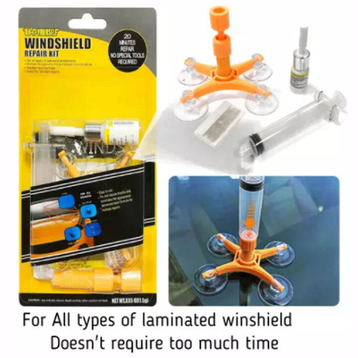 Original Wind Shield Repair Kit Glass Corrector Set Windscreen Tool ...