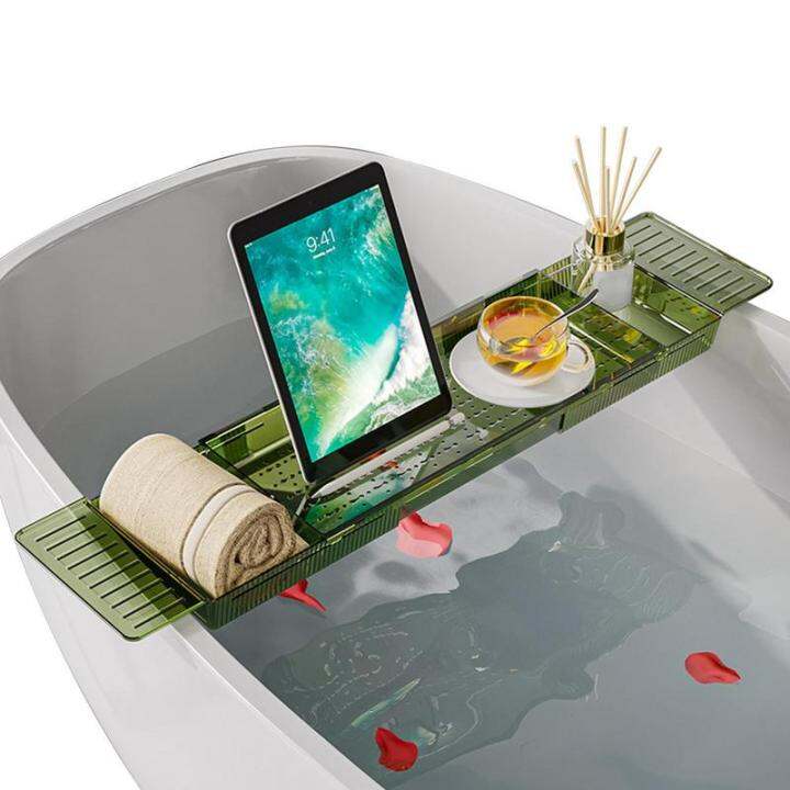 Bath Tub Tray Table Bathroom Bathtub Table Tray For Adults 1 Or 2 ...