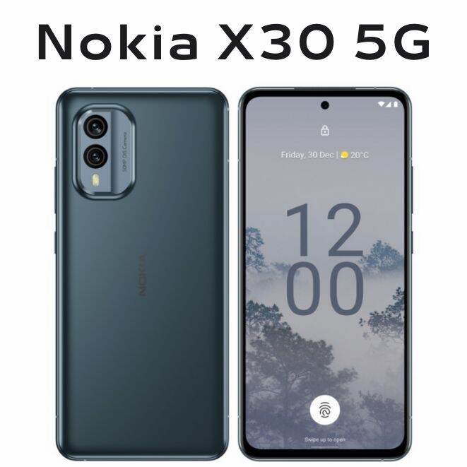 📱 Nokia X30 5G-4200mAh Battery 8+256GB Snapdragon 695 IP67 50 Android ...