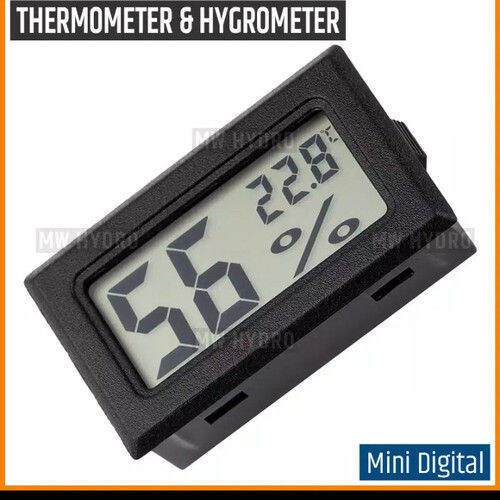 Termometer Higrometer Digital Thermometer Hygrometer Mini LCD ...