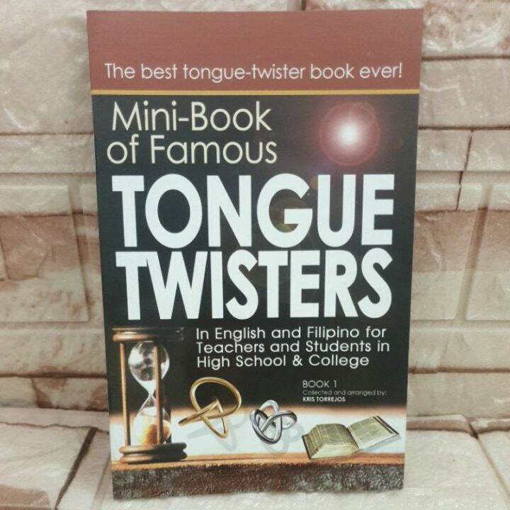 Book of Famous Tongue Twister | Lazada PH
