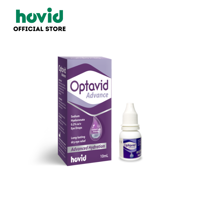 (EXP: NOV 2023) Hovid Optavid Advance Eye Drops 10ml | Lazada