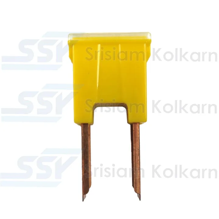 ฟิวส์ก้ามปูตัวผู้ 60A สีเหลือง (1 ตัว) | Lazada.co.th