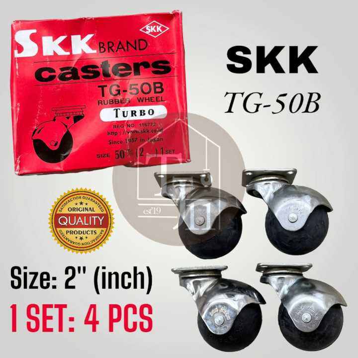 Roda SKK Casters TG-50B TURBO ukuran 2 INCH (50 mm) ASLI ORIGINAL ...