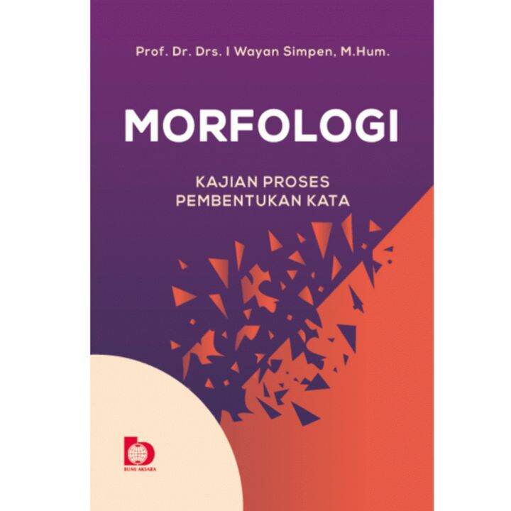 Morfologi : Kajian Proses Pembentukan kata | Lazada Indonesia
