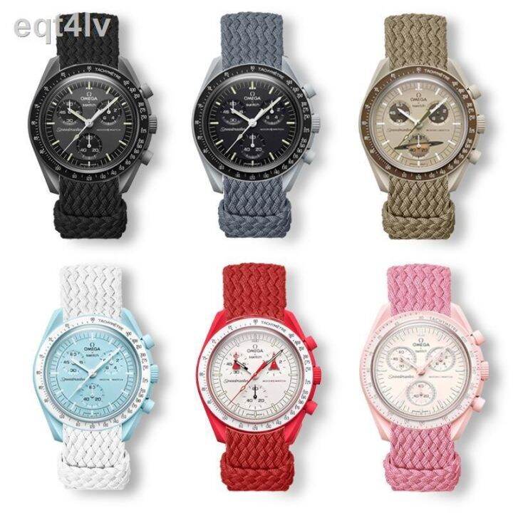 Smartwatch Omega อะแดปเตอร์ Swatch Omega นาฬิกาข้อมือดาวเคราะห์ปรอทดวง ...