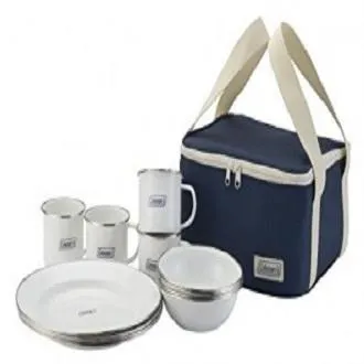 Coleman Enamel Dishware Set | Lazada.co.th