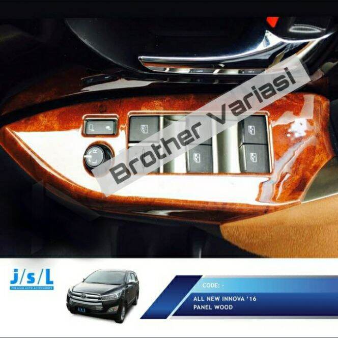 Panel Kayu Power Window Innova Reborn Panel Interior Wood 6 Pcs ...