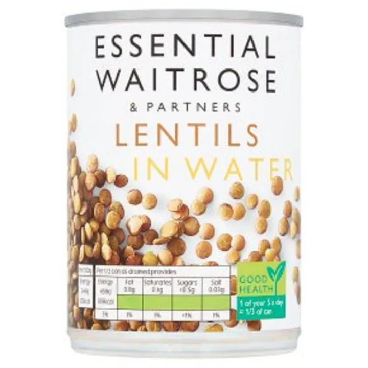 Essential Waitrose & Partners Lentils in Water 265g | Lazada PH
