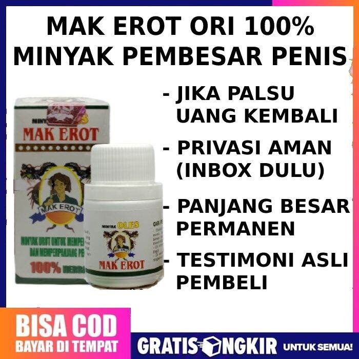 Mak Erot Original Terbaik Bsar dan Pnjang Permanent Ready 30ml + | Lazada
