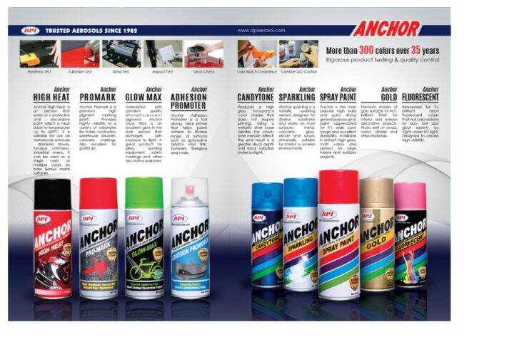 Anchor Spray Paint 400ml **Fluorecent Color/ Spray Paint | Lazada
