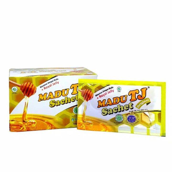 Madu TJ Sachet Rasa Original Dan Jeruk Isi 12 Sachet | Lazada Indonesia