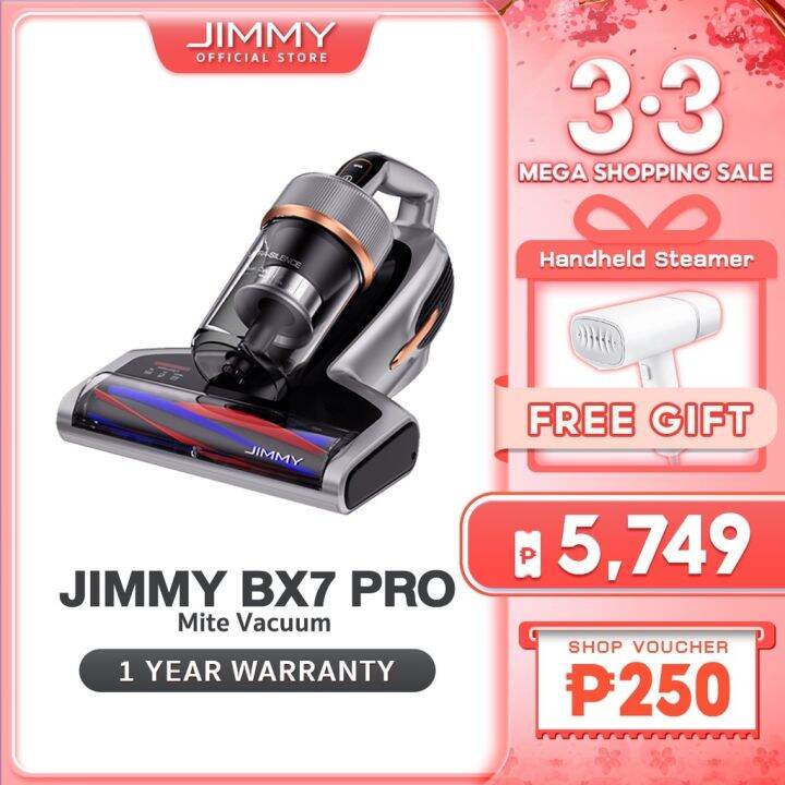 JIMMY Bx7 Pro Anti-Mite Vacuum Cleaner 60 Heating Uv Ultrasonic Intelligent Dust Recognition ...