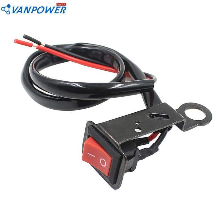 Flameout Switch With Fixed Wiring Harness for Motorcycle Electromobile ...
