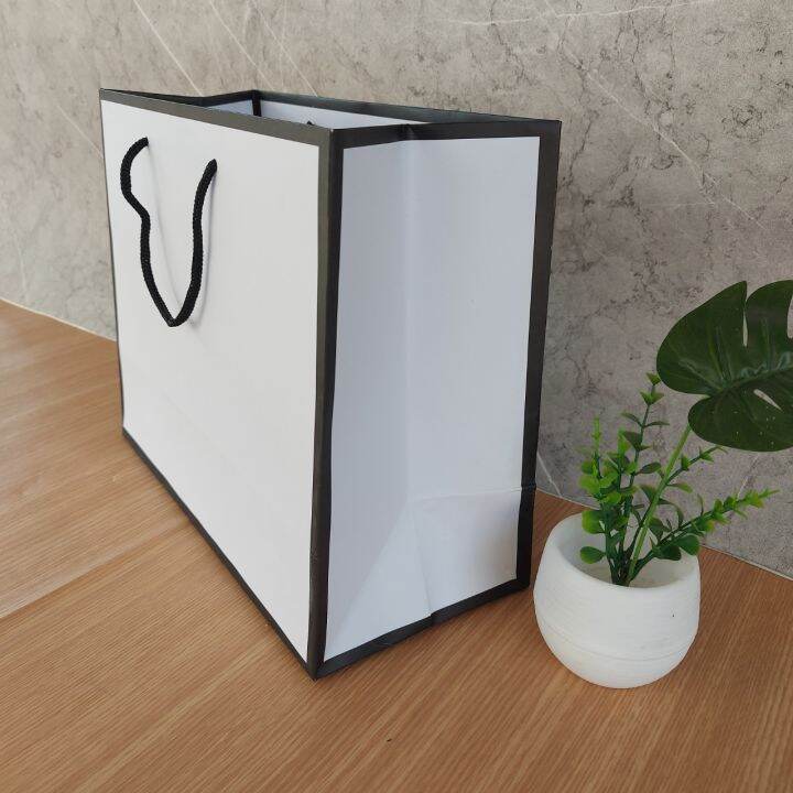 Paperbag BW Series 32,5x25x14 Paper Bag Kado Custom Wedding Tas ...