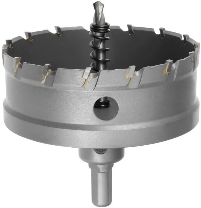 uxcell 90mm Carbide Hole Cutter, TCT Hole Saws for Stainless Steel Sheet Metal, with Limit Step ...