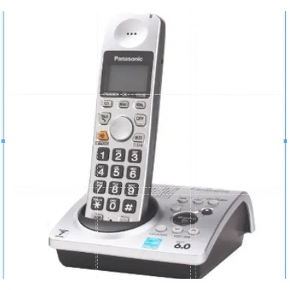 High-quality Panasonic cordless phone handset, home office wireless ...