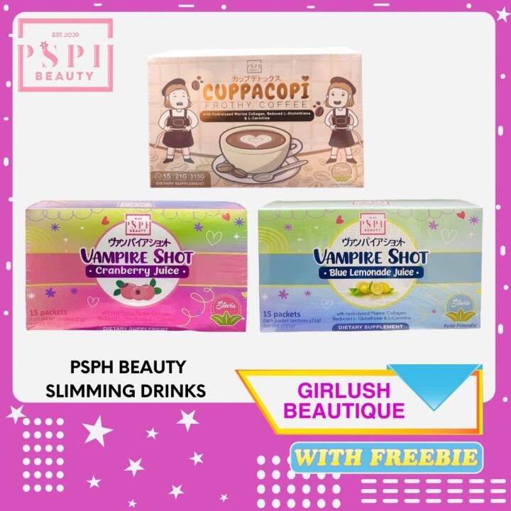 PSPH Cuppacopi Frothy Coffee Vampire Shot Cranberry Juice Vampire Shot ...