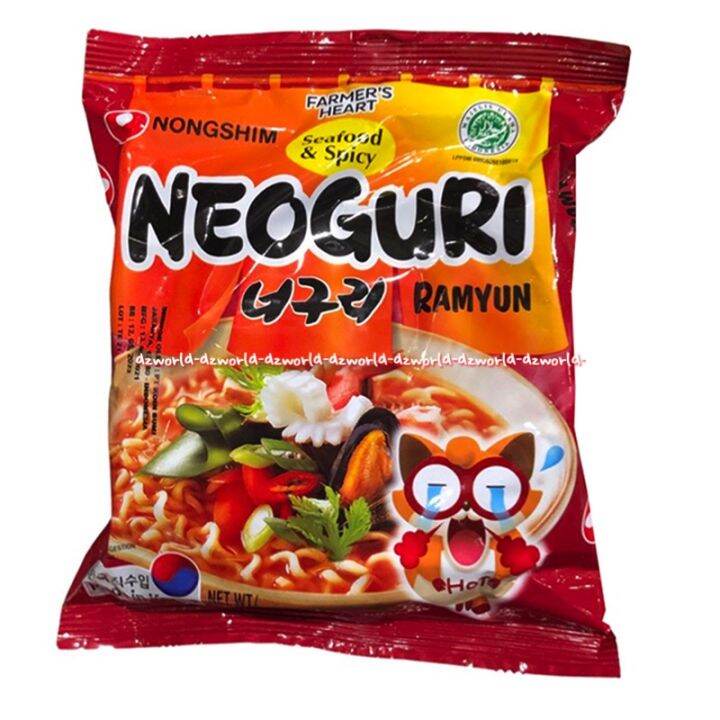 Nongshim Neoguri Ramyun 120gr Seafood Spicy Noodle Soup Mie Instan Kuah ...