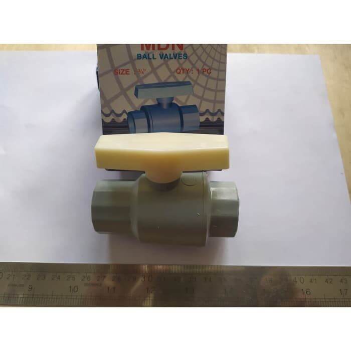 CSA Ball Valve PVC BV 1/2" MDN Polos Stop Kran Plastik 1/2 Inch ...