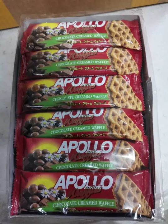 Apollo Waffles Chcocolate Creamed Waffle A1600 18gx36pkt | Lazada