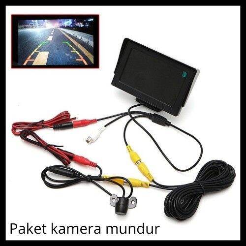 Kamera Mundur Paket Kamera Mundur Parkir Mobil kamera Bulat 8 LED ...