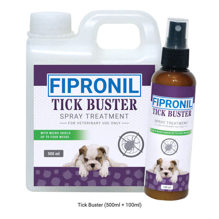 Tick Buster anti garapata spray 500 ml with 100 ml (puts Fleas and ...