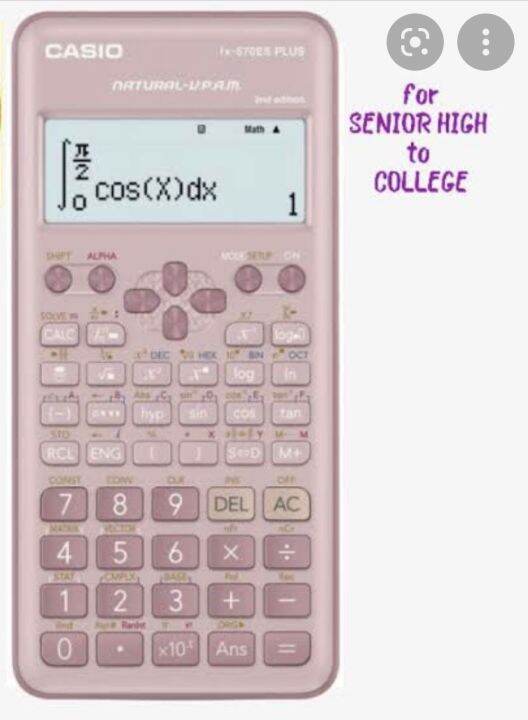 Casio Scientific Calculator FX-570ES Plus Calculators Heavy Duty ...