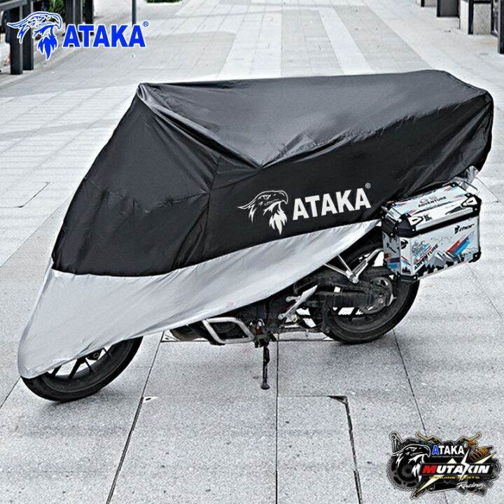 ATAKA ผ้าคลุมรถมอไซ ผ้าคุมรถจักรยานยนต์ motocycle cover ผ้าคลุมรถบิ๊ก ...