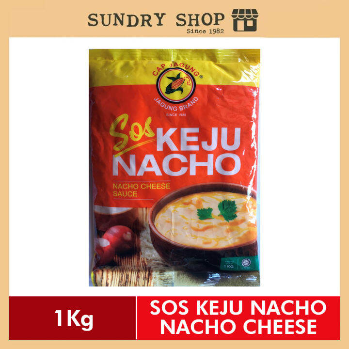 CAP JAGUNG SOS KEJU NACHO | JAGUNG BRAND NACHO CHEESE SAUCE 1kg | Lazada