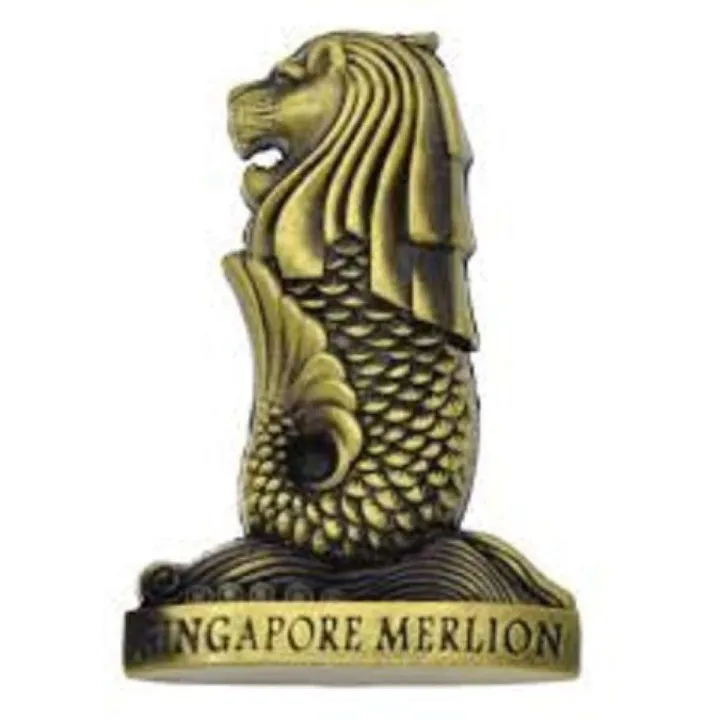 Singapore Merlion Metal Ref Magnet | Lazada PH