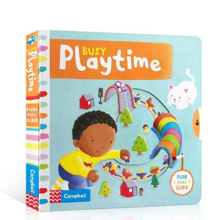 milu Busy Playtime Children's Toy Board Book Agency Operation Book ...