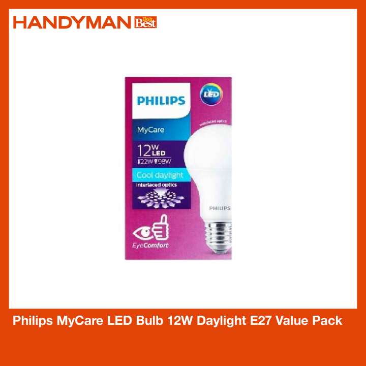 Philips MyCare LED Bulb 12W Daylight E27 Value Pack | Lazada PH