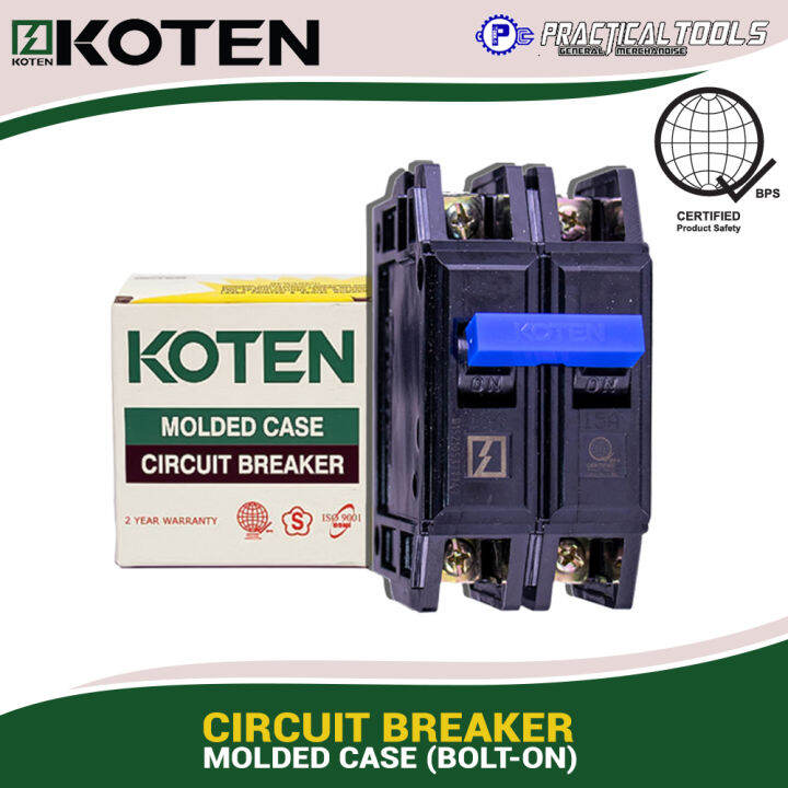 KOTEN MOLDED CASE CIRCUIT BREAKER (BOLT-ON) | Lazada PH