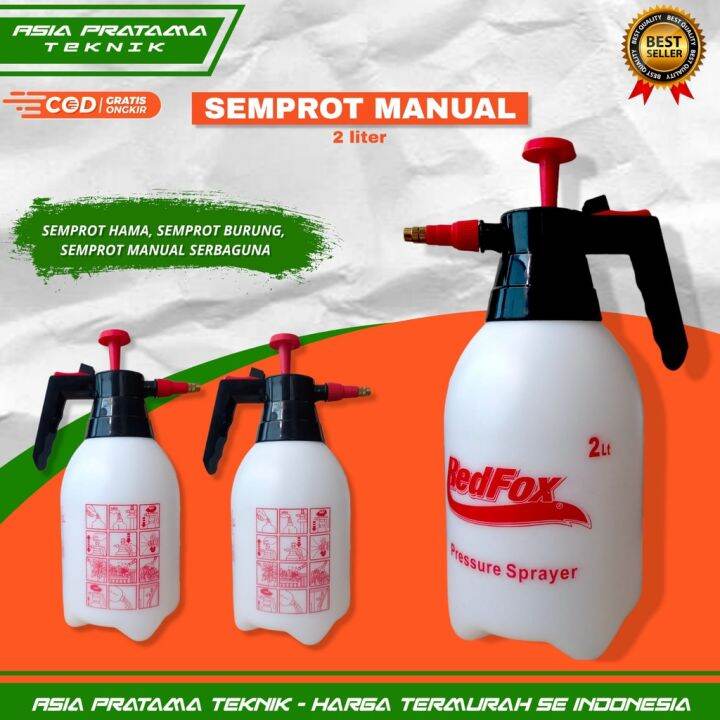 REDFOX Semprotan 2 Liter Spray Gun Pompa Hand Pump Alat Semprot ...