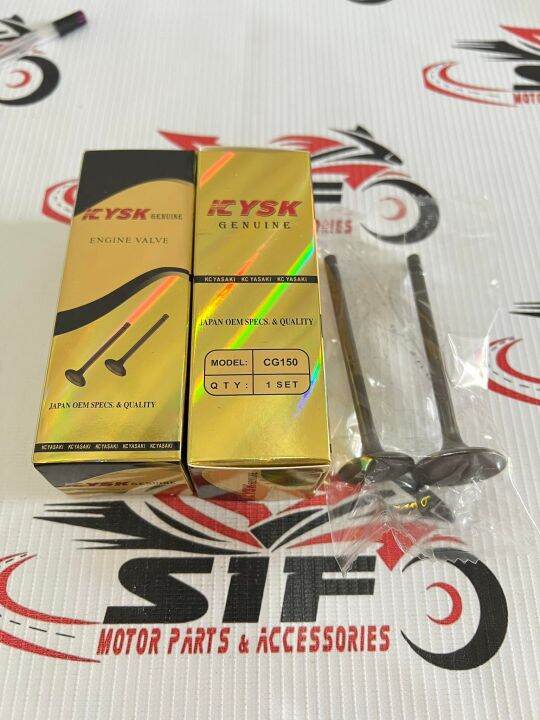 SIF ENGINE VALVE / INTAKE & EXHAUST VALVE CG150 YSK | Lazada PH