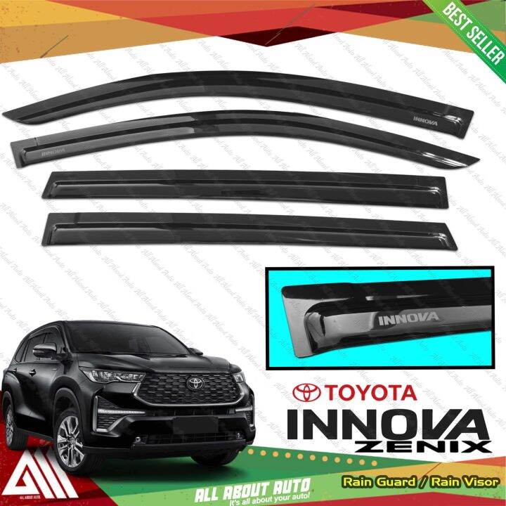 Toyota Innova 2022-2023 ZENIX VARIANT Rain Guard Window Door Visor OEM ...