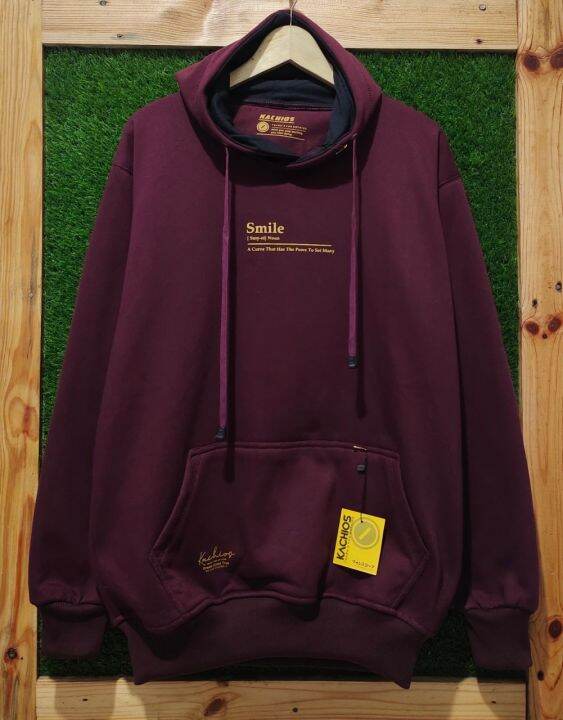 Jaket Sweater Hoodie Cowok Cewek Warna Merah Maroon Sweter Hodie Laki ...