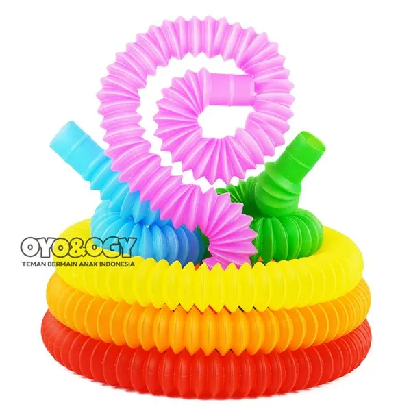 Mainan Edukasi Sensory Motorik Anak Pop Tube Tubes Pipes Up Pipa Selang ...