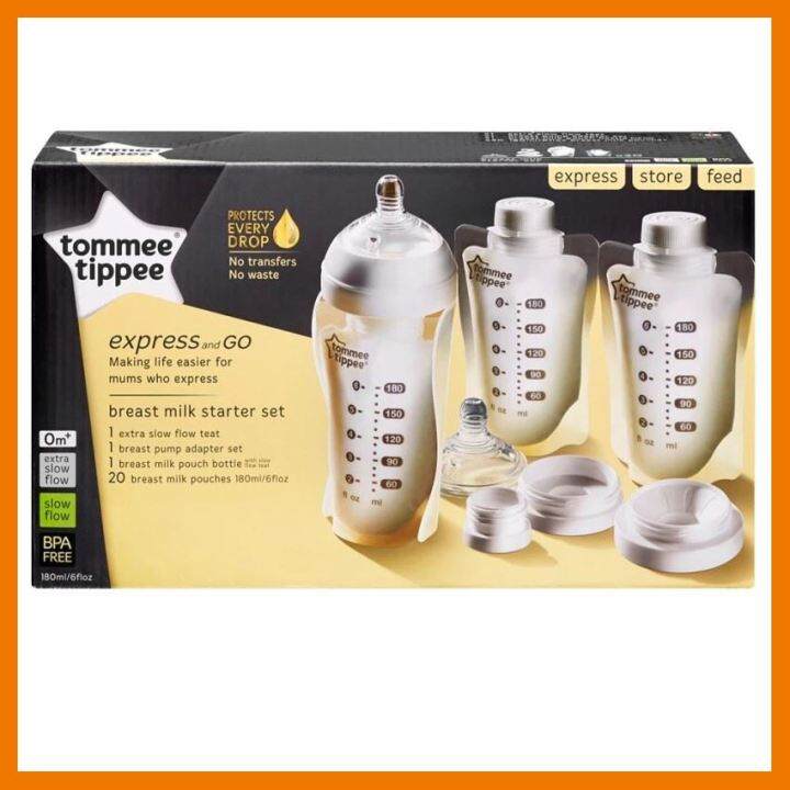 สินค้าขายดี!!! Tommee Tippee ชุดถุงเก็บน้ำนม ทอมมี่ ทิปปี้ ขนาดพกพาชุด ...