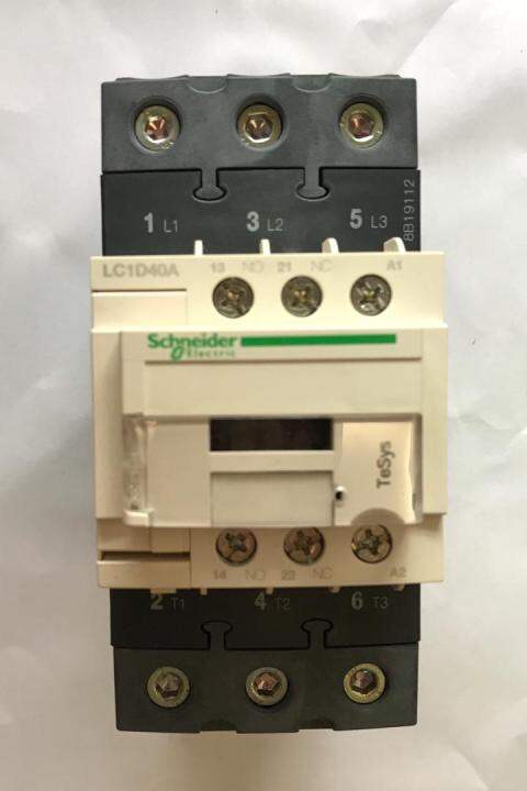 Schneider TeSys D LC1D40A AC Coil 24 , 48 , 110 , 240 , 415V Contactor ...