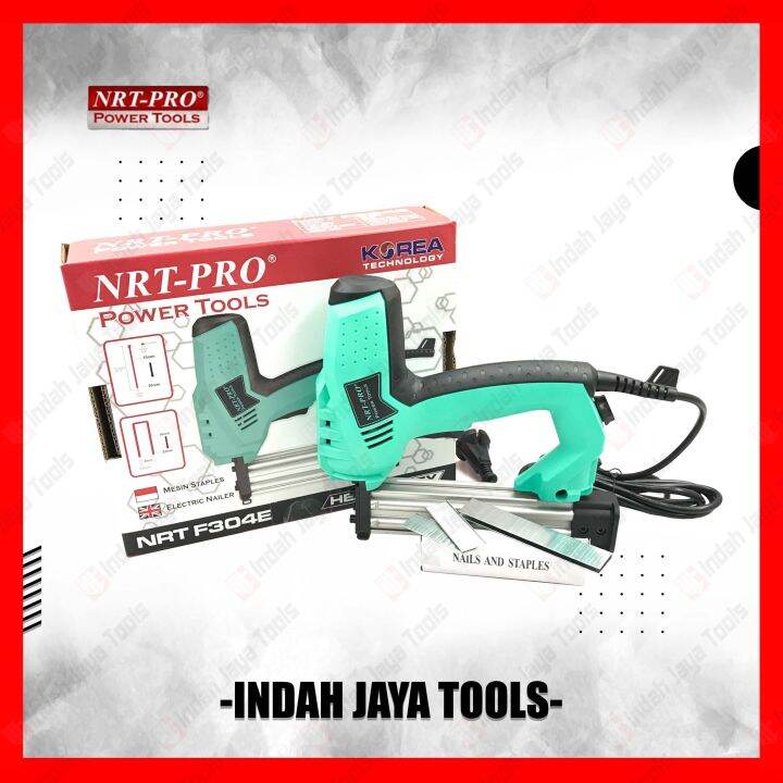 NRT-PRO F304E Electric Nailer 2 in 1 Mesin Paku Staples Tembak Listrik | Lazada Indonesia