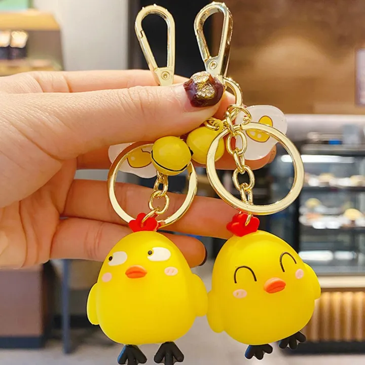 RJZ28น่ารักเด็กอุปกรณ์ของขวัญการ์ตูนกระเป๋าเสน่ห์สัตว์รูปร่างไก่พวง ...