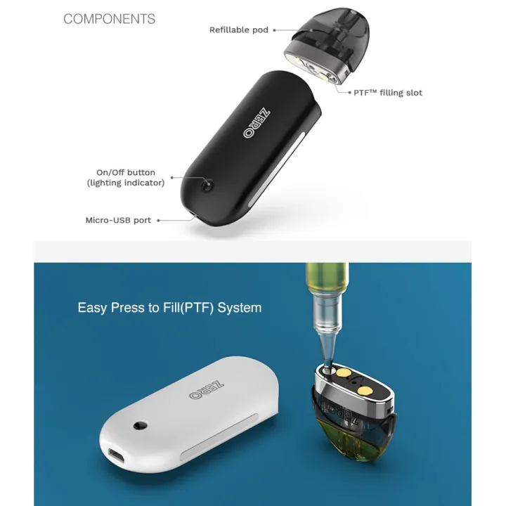 Vape Vaporesso Renova Zero Mesh Pod Kit 650mAh Legit | Lazada PH