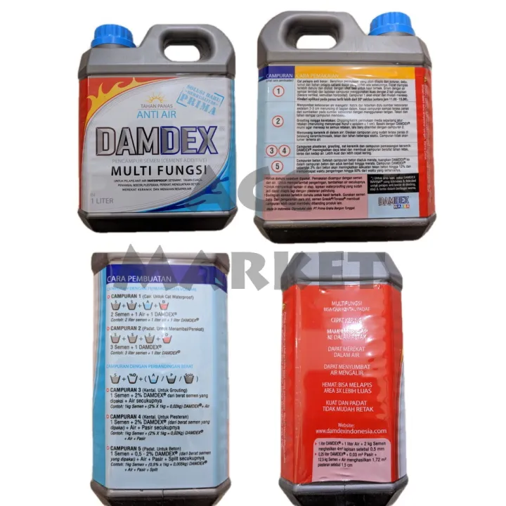 Damdex Pengeras Beton Anti Air Penambal Bocor Waterproofing Atap ...
