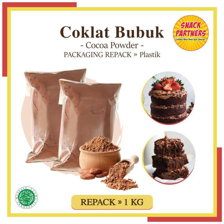 Cocoa Powder Local / Coklat Bubuk Murni REPACK 100 / 250 / 500 GR / 1 ...