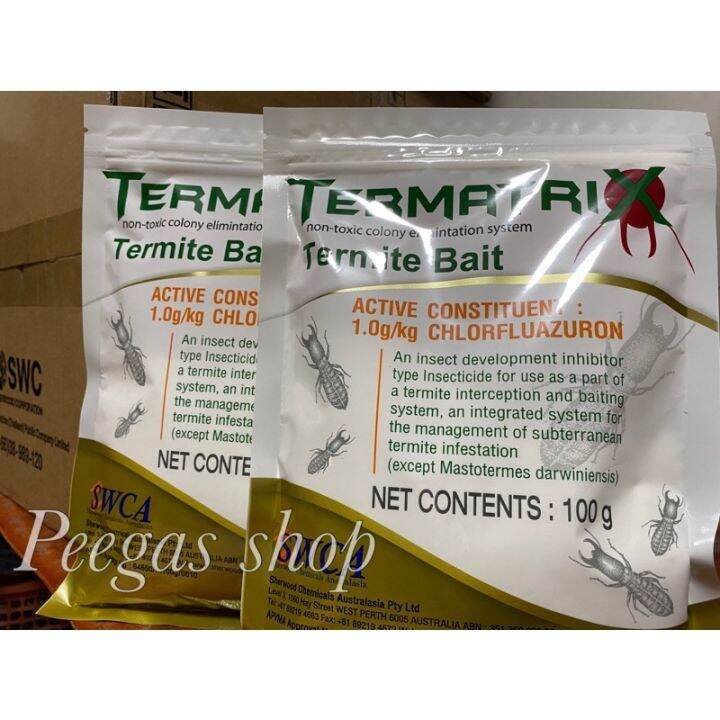 T.I. -- กำจัดปลวก เหยื่อปลวก เหยื่อกำจัดปลวก ยาปลวก อาหารปลวก Termatrix termite bait ขนาด 100 ...